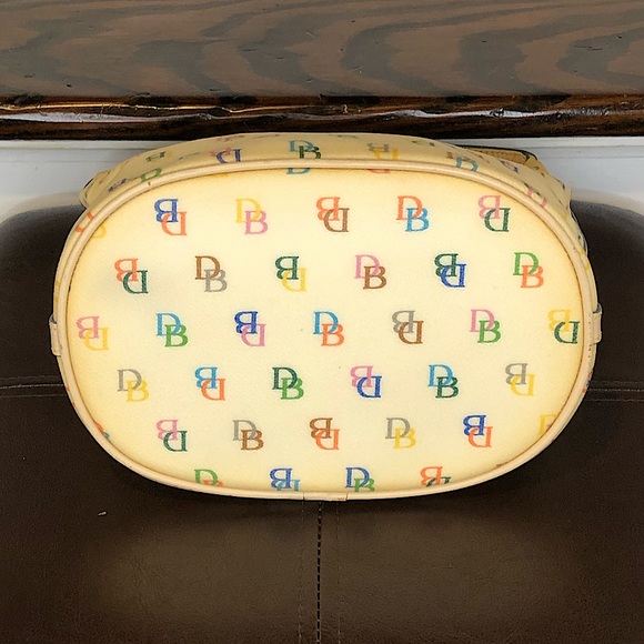 Dooney & Bourke | Bags | Dooney Bourke Rainbow Monogram Logo Leather ...